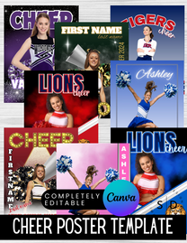 Cheer Player Trading Card Templates Bundle – Stockpile Digital