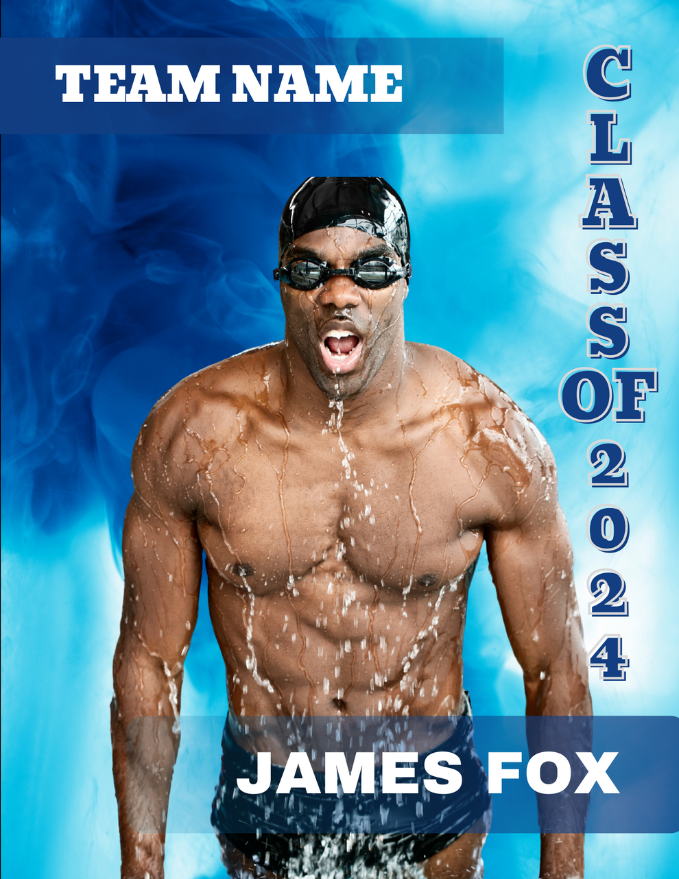 Swimmer Trading Card Templates Bundle – Stockpile Digital