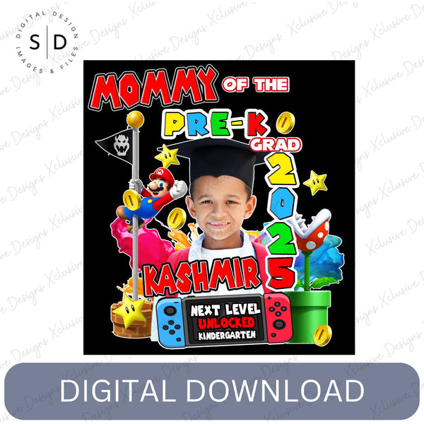 🎓 Custom Graduation PNG – Mario Theme 🎓 – Stockpile Digital