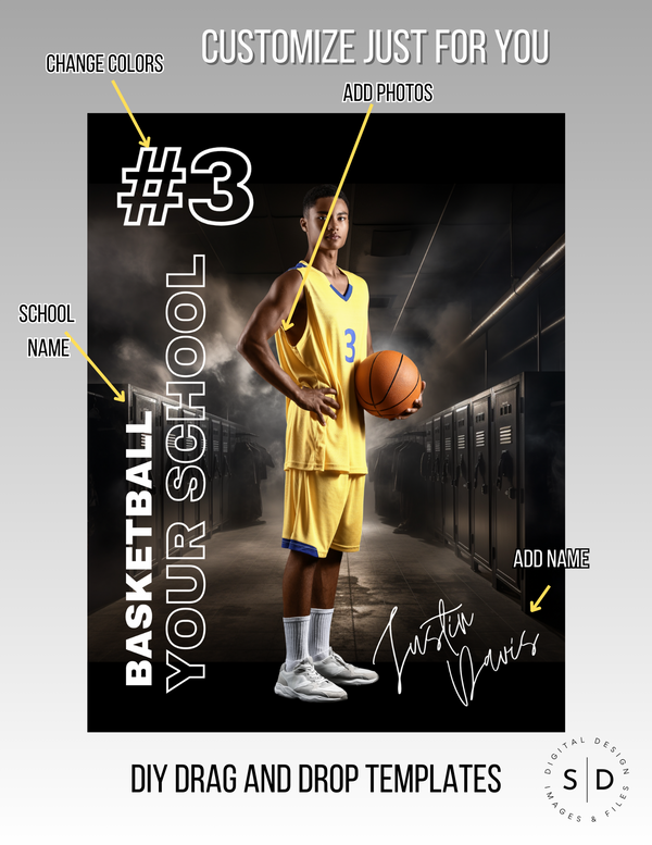 Basketball Player Trading Card Templates Bundle – Stockpile Digital