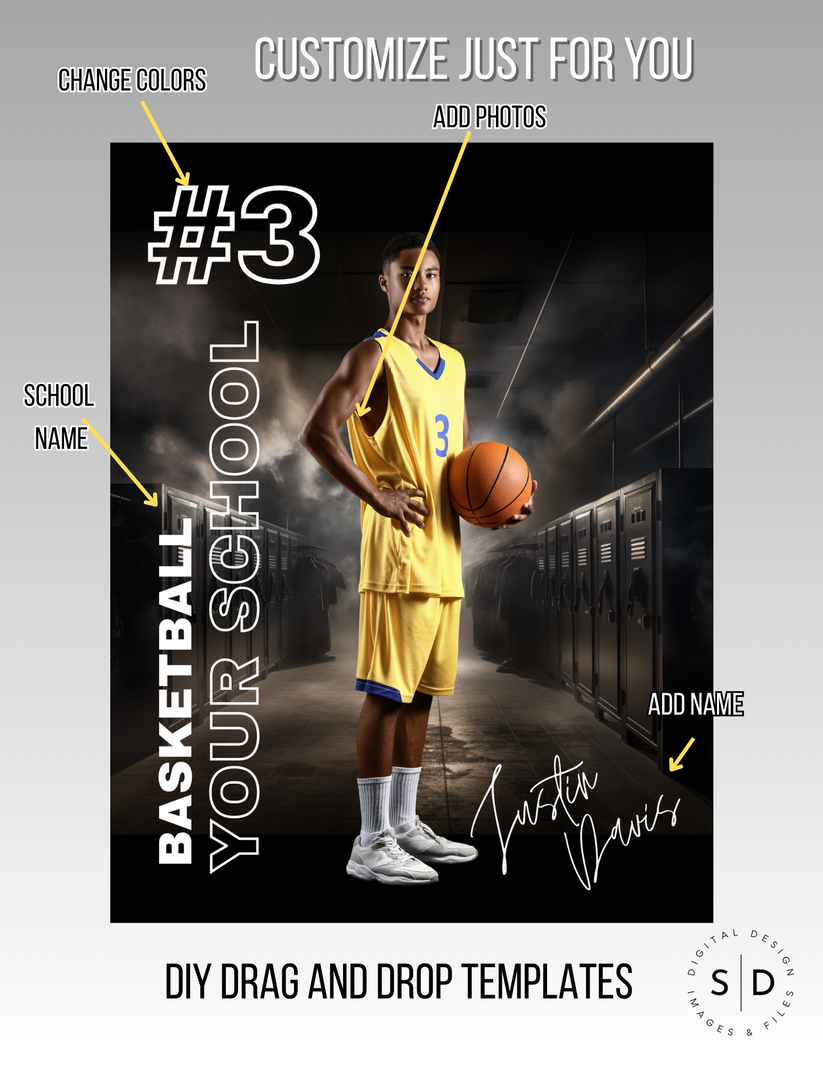 Basketball Player Trading Card Templates Bundle – Stockpile Digital