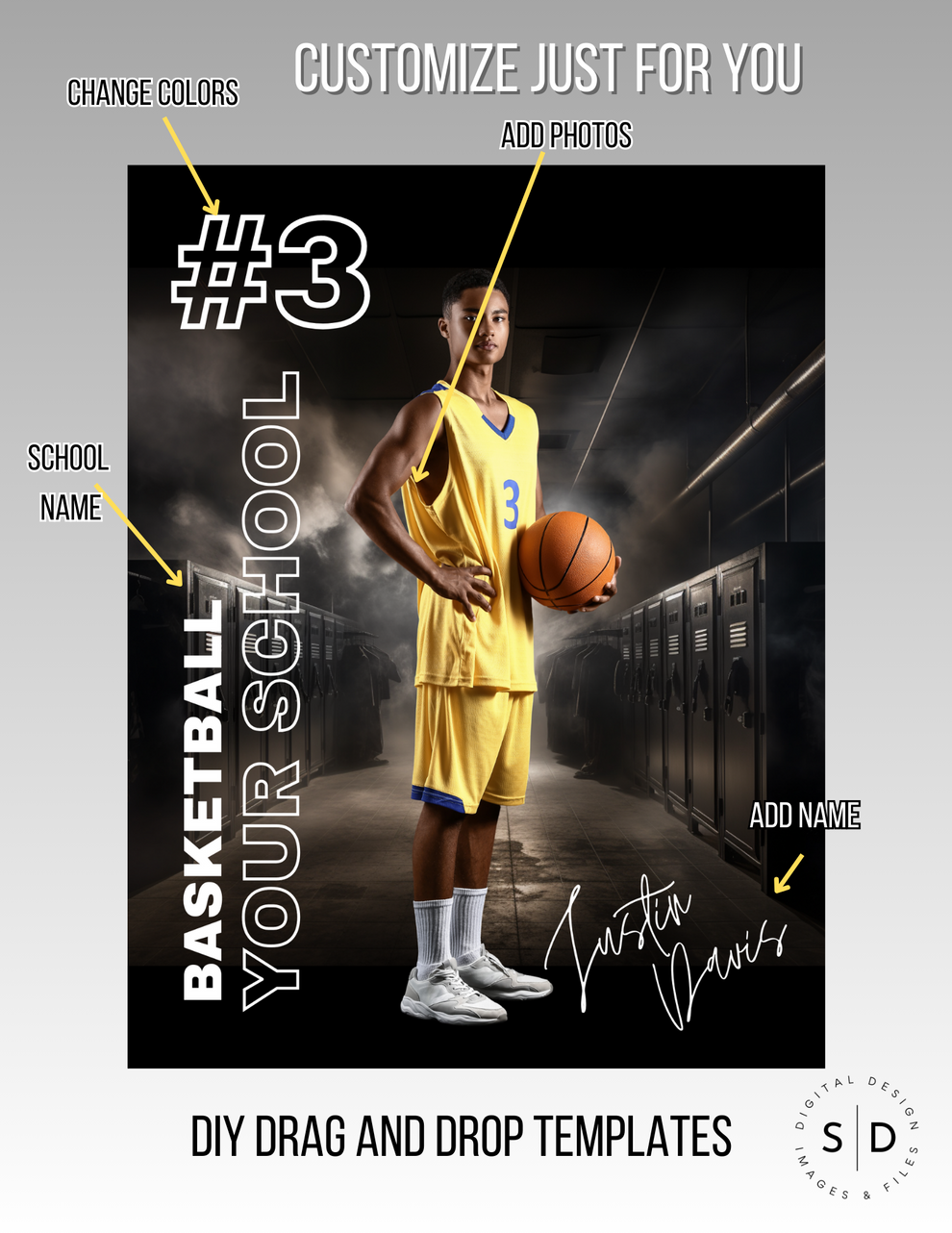 Basketball Player Trading Card Templates Bundle – Stockpile Digital